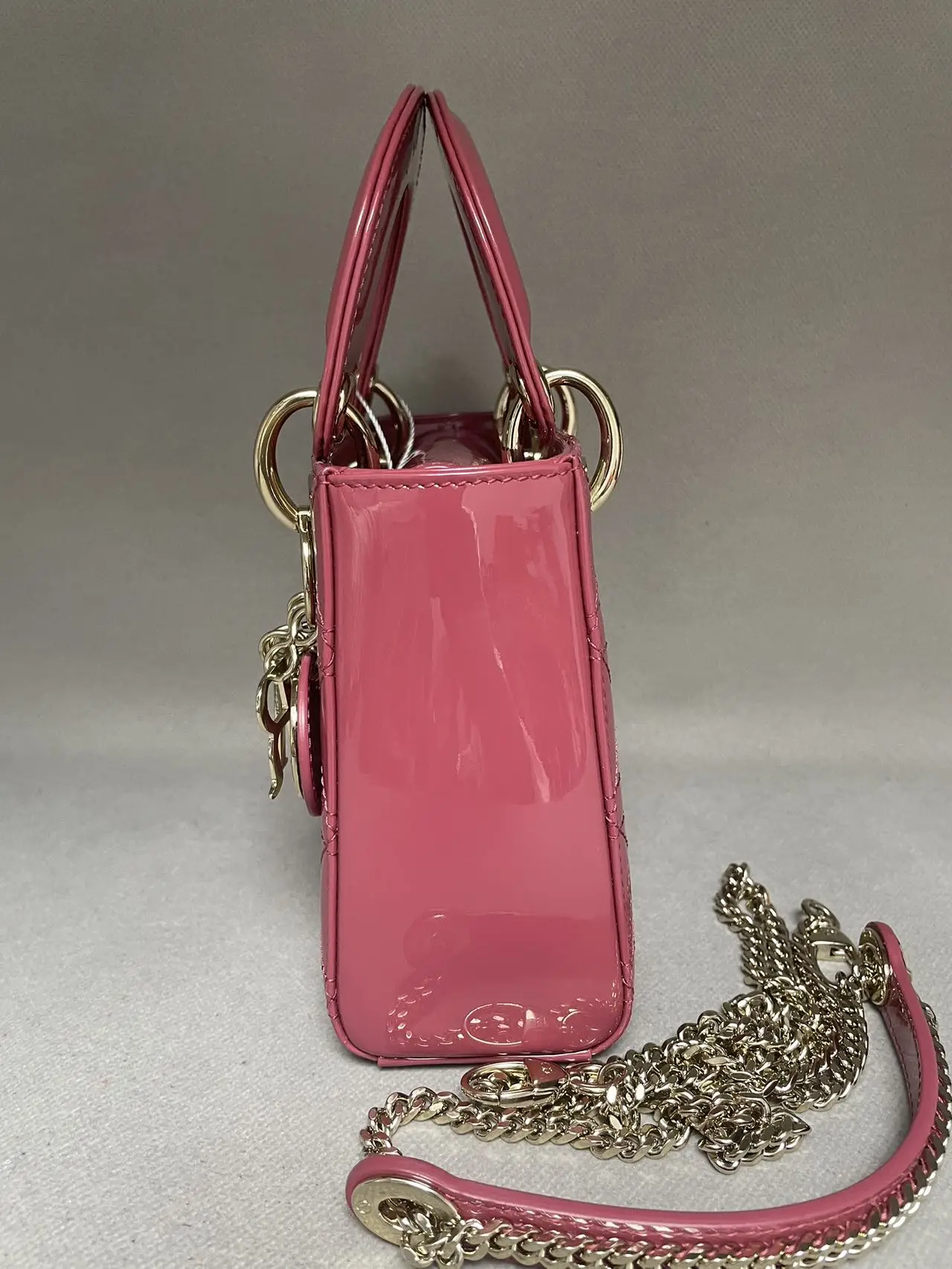 DIOR Mini Lady Dior Bag Patent Leather Best UK's Price