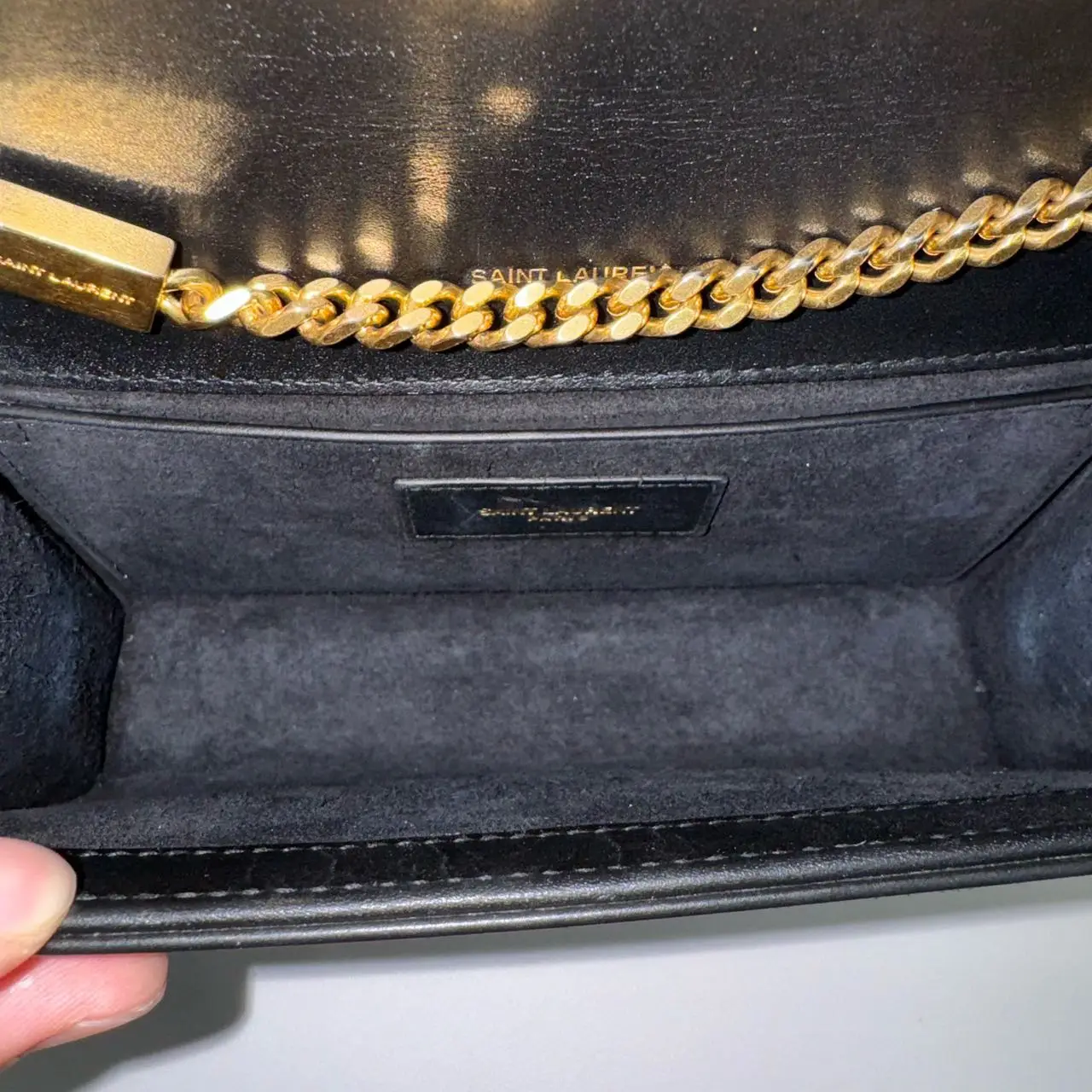 SAINT LAURENT Kate Small Tassel Bag Black Lowest UK Price